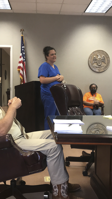 JDCH administrator meets with the JDC Board of Supervisors regarding ...