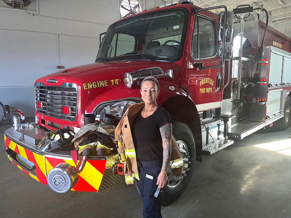 Meredith hired as first female firefighter | Prentiss Headlight